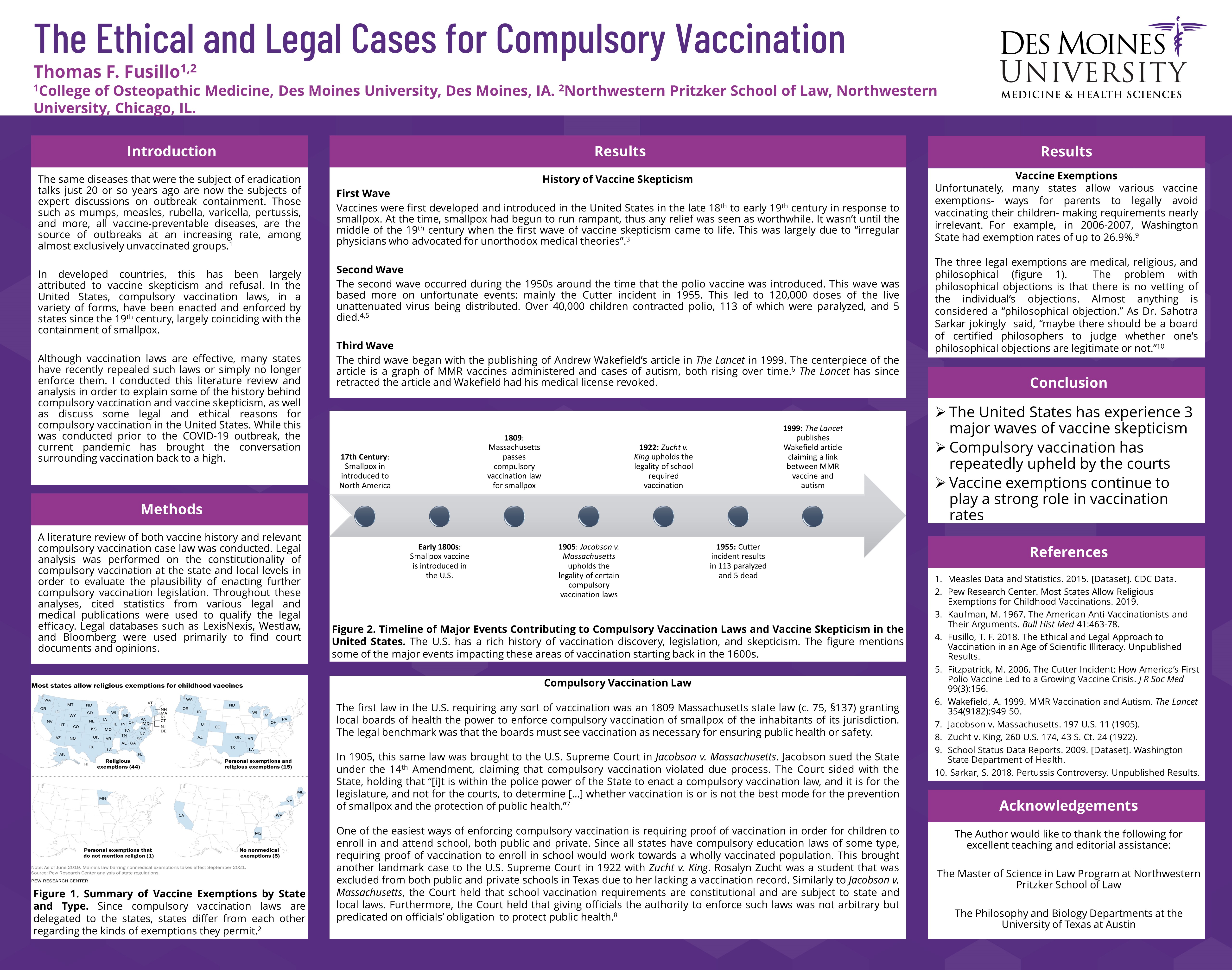 The Ethical and Legal Cases for Compulsory Vaccination – Tom Fusillo ...